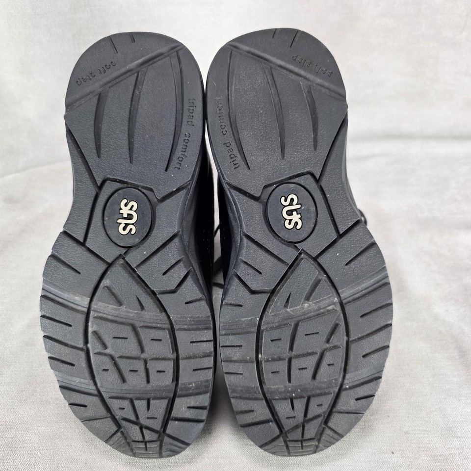 SAS Walking Shoes Mens Size 7.5 M Black Leather Tripad Comfort Work Casual | eBay