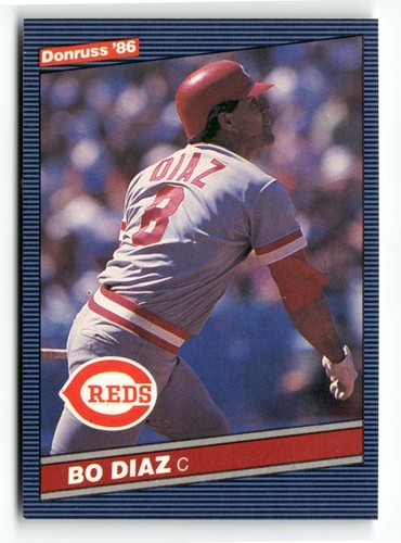 1986 Donruss #530 Bo Diaz Cincinnati Reds | eBay