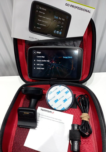 TOMTOM GO PROFESSIONAL 6250 HGV TRUCK COACH BUS & CAR SAT NAV ...