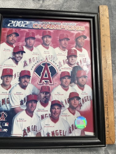ANAHEIM ANGELS 2002 AMERICAN LEAGUE CHAMPIONS 9” X 11” Framed | eBay