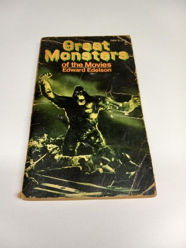 Great Monsters of the Movies by Edward Edelson 1974 Paperback Book King ...