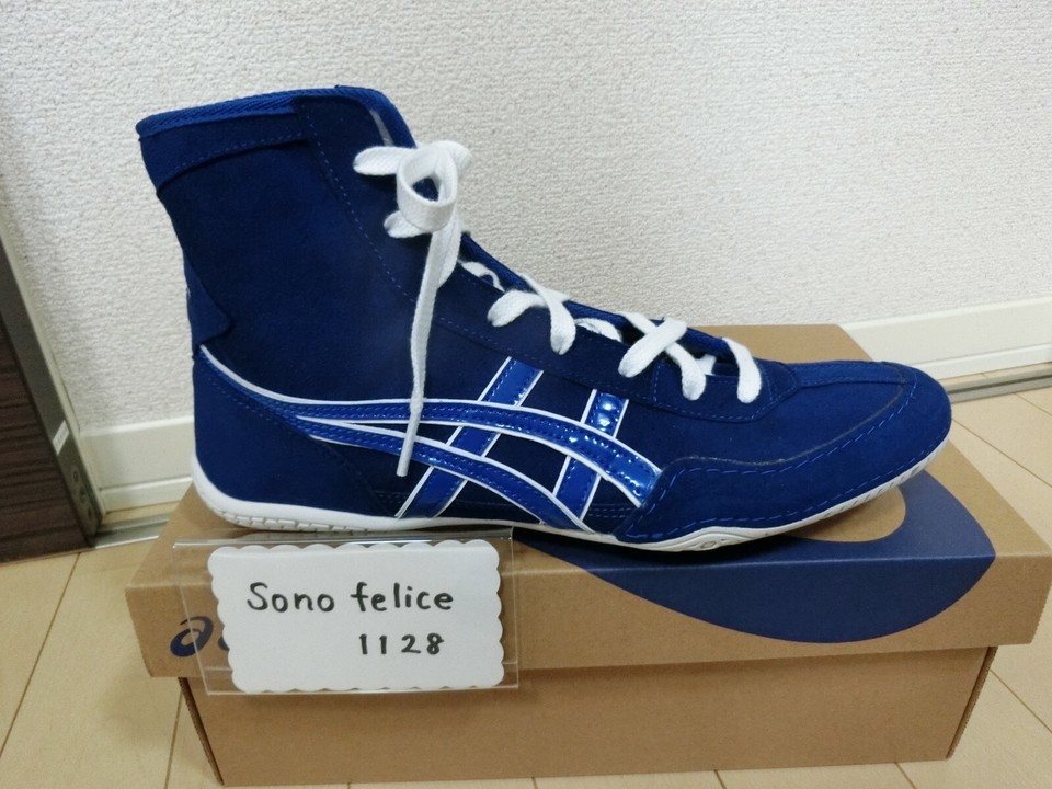 ASICS Wrestling Shoes New 1083A001 EX-EO TWR900 Blue x White order ...