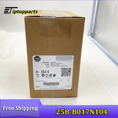 Allen Bradley 25B-B017N104 PowerFlex 525 AC Drive 240VAC 5HP ...