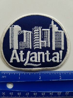 Atlanta Advertising Sew or Iron On Patch 3 X 3-1/2 | eBay