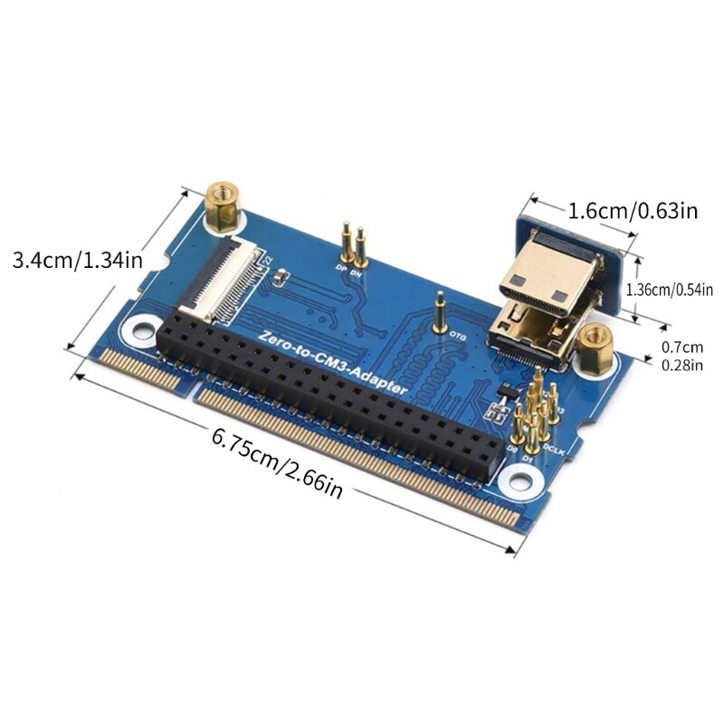 for RPI Zero2W Mainboard to CM3 Expansion Development Board Easy ...