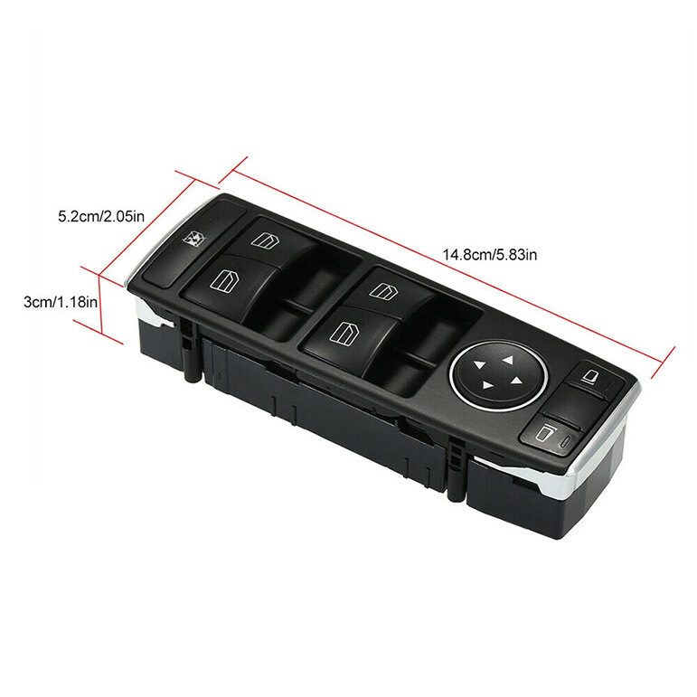 Power Window Control Switch 1669054300 For Mercedes GLA250 ML350 GL450 ...