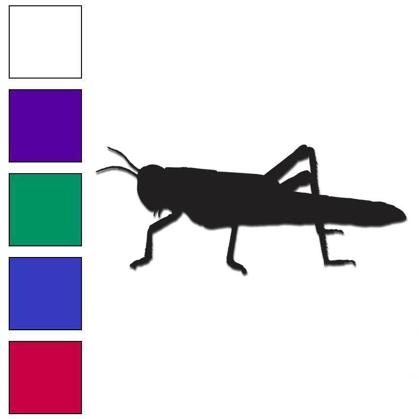 Grasshopper Insect Bug - Vinyl Decal Sticker - Multiple Colors & Sizes ...