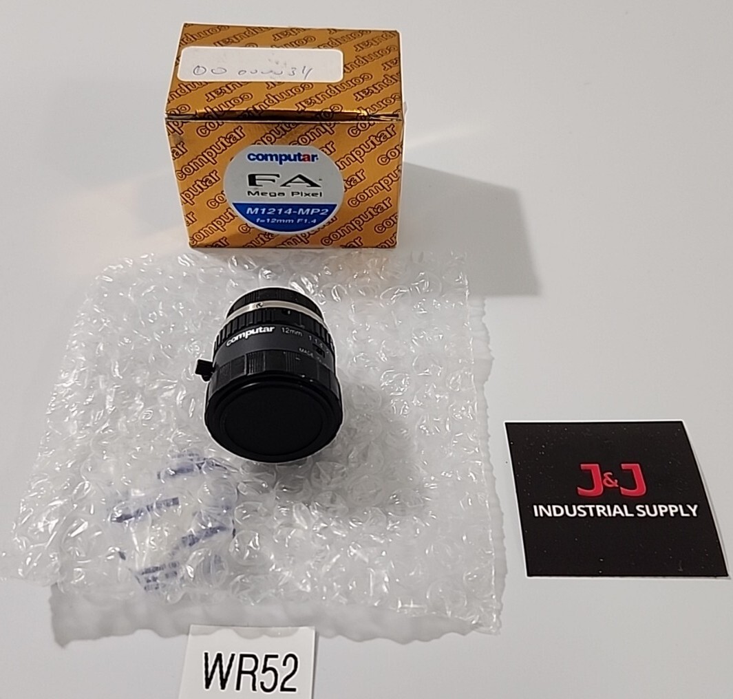 *NEW* Computar M1214-MP2 Machine Vision Camera Lens f=12mm F1.4 ...
