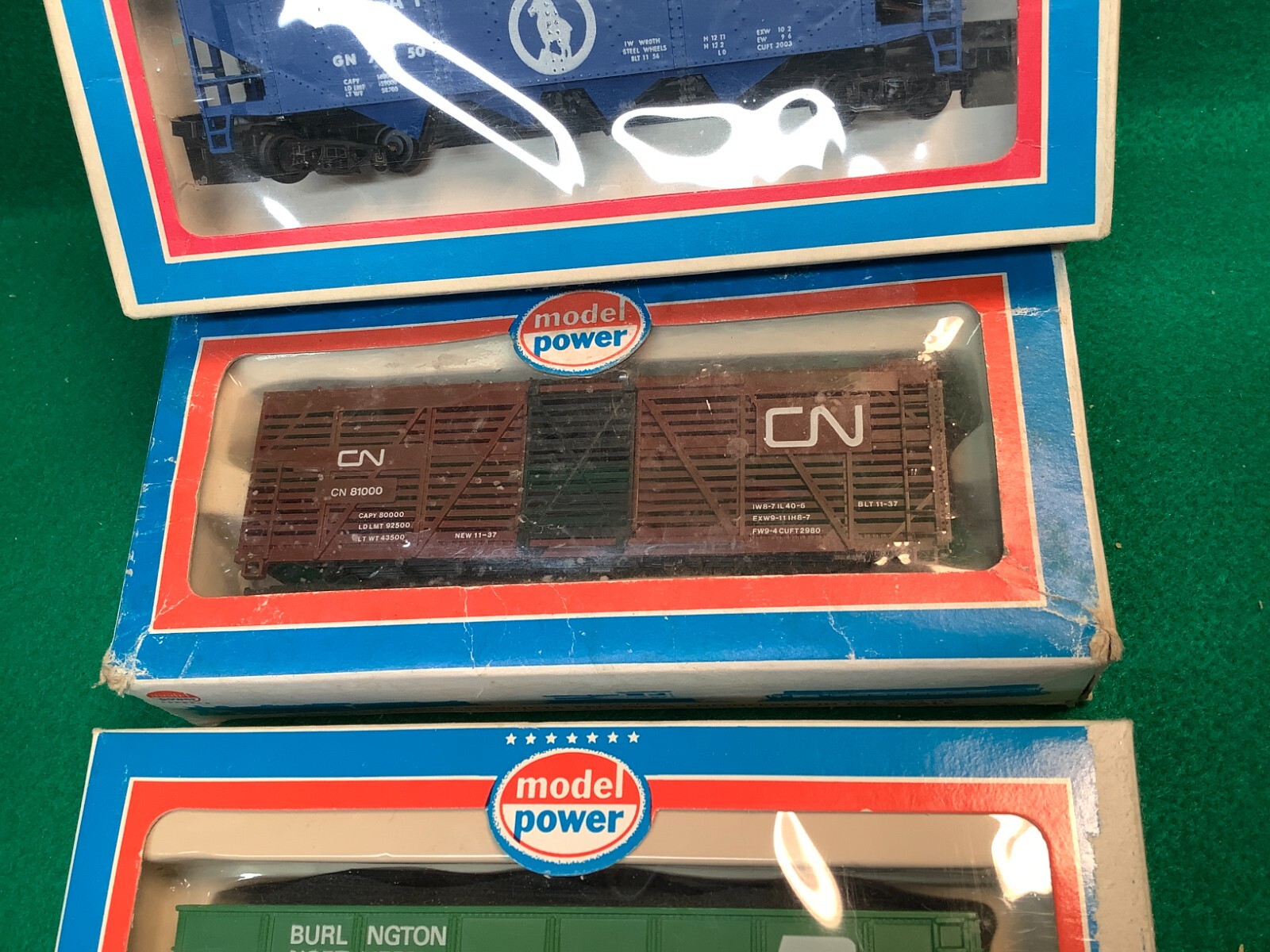 Model Power HO SCALE Train Car Lot in Boxes, Excellent Condition Lot of ...