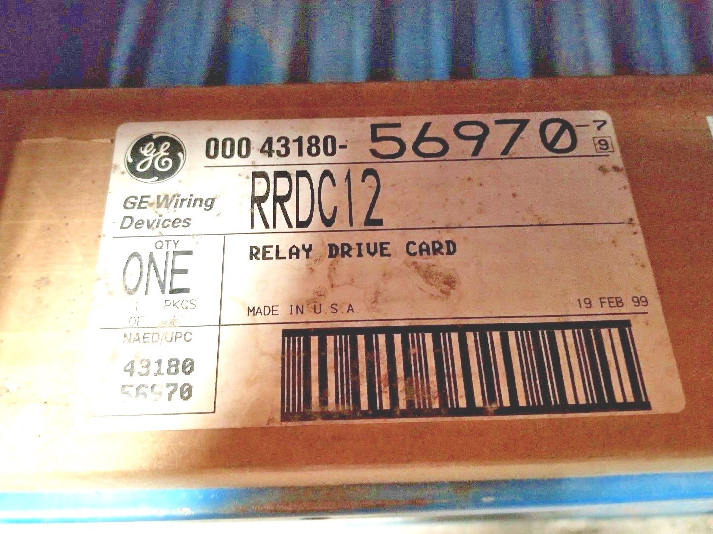 GE RRDC12 General Electric Relay Drive Card | eBay