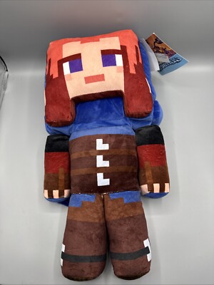Minecraft Legends Ranger Character Kids' 18'' Plush Decor Pillow | eBay