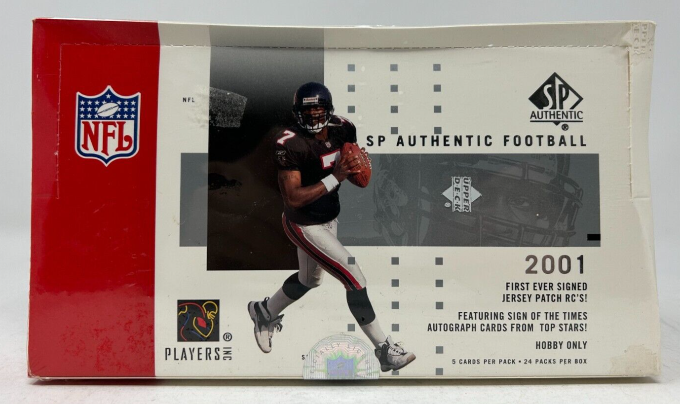 2001 Upper Deck SP Authentic Football Hobby Box Factory Sealed - 983 | eBay