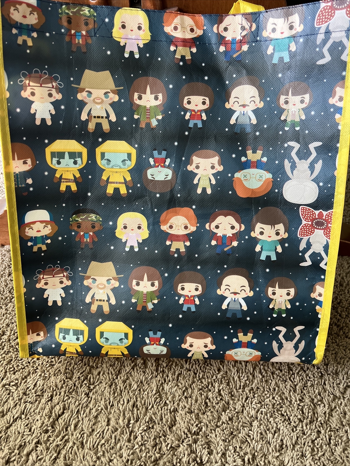 Loungefly x Stranger Things Chibi Character Art Tote … - Gem