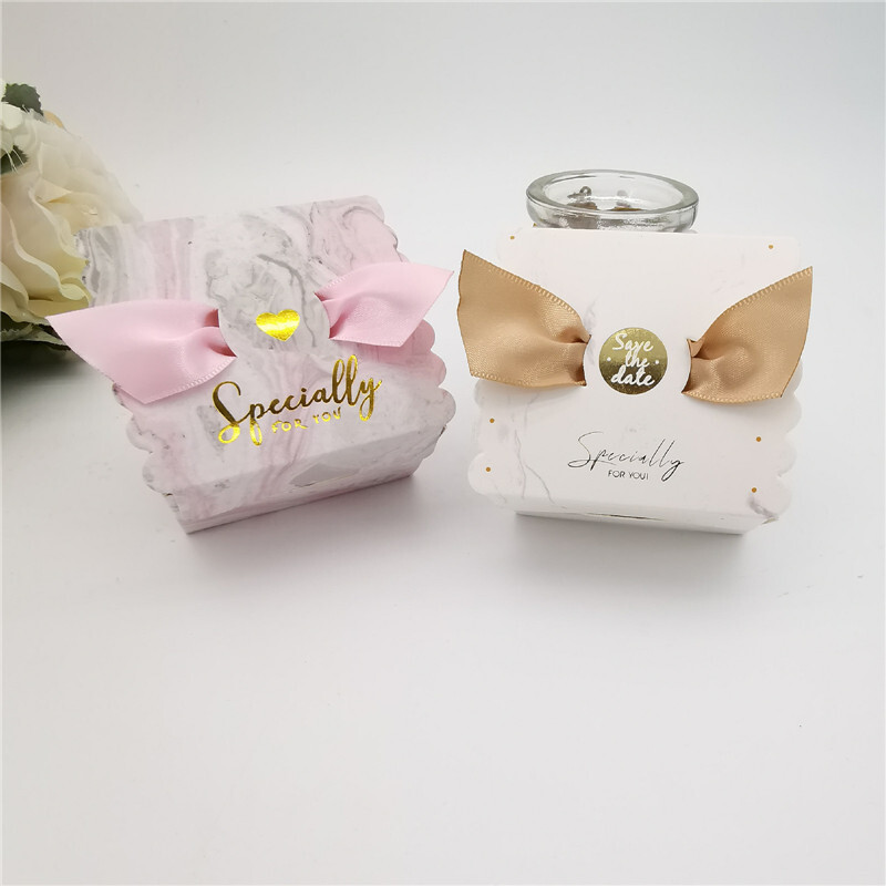 50x Wedding Favours Sweets Candy Box Gift Packaging Paper Boxes with ...