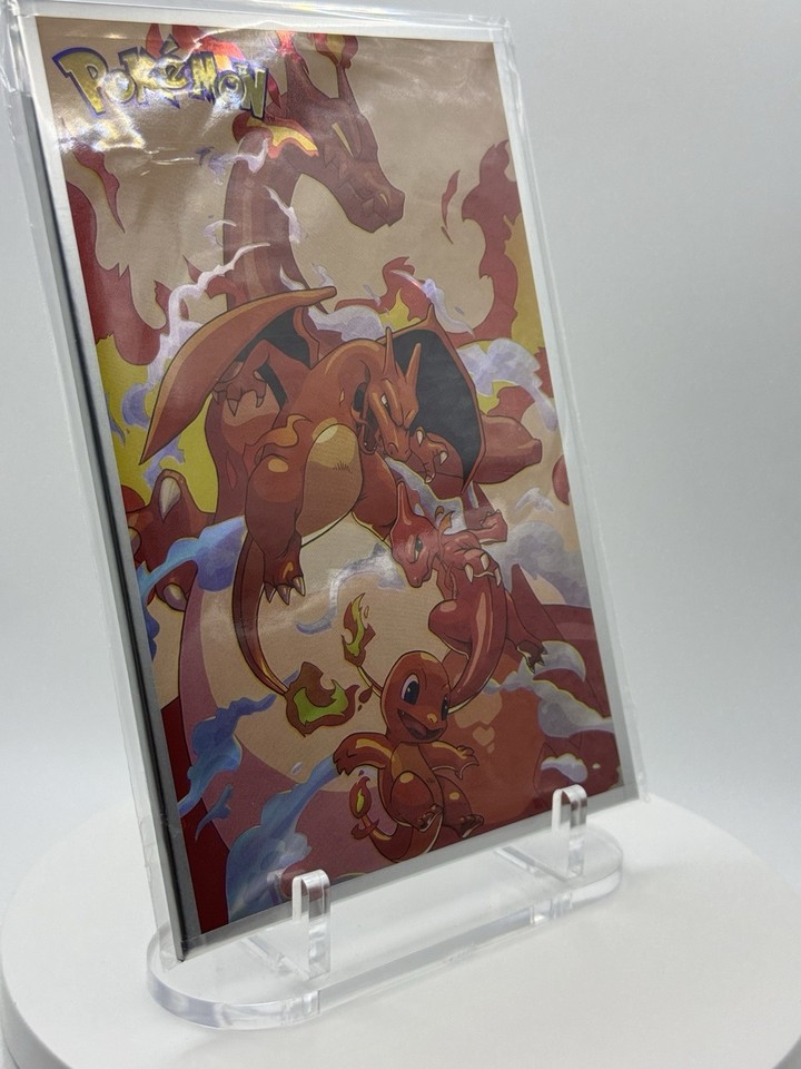 Kado Pokémon Art Board Charmander,Charmeleon,Charizard,Mega Charizard ...