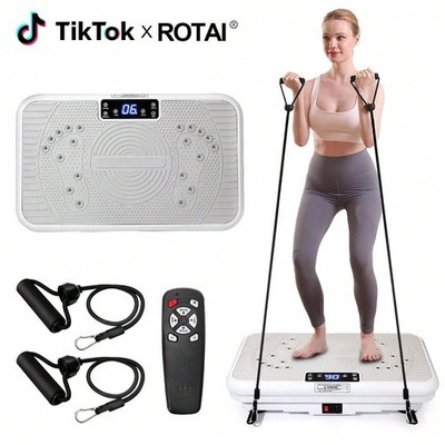 "FINAL SALE" ROTAI Vibration Plate Exercise Machine Supports 300 Lbs ...