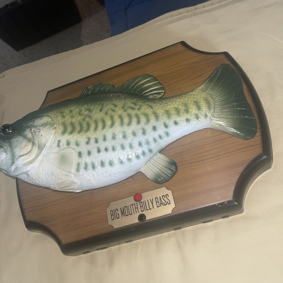 Big Mouth Billy Bass Vintage 1999 Gemmy Singing Dancing Tested | eBay