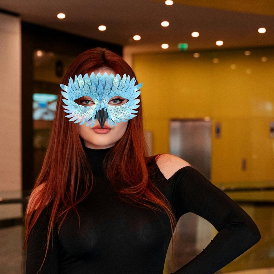 Cosplay Mask: Owl Bird Mask With Beak For Women And Men - Halloween ...