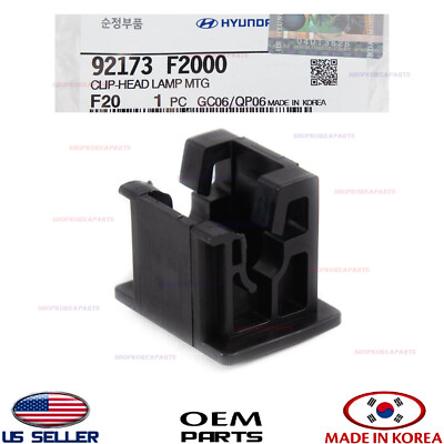 Genuine Reinforcement Retainer Clip OEM Clip Head Lamp Mtg HYUNDAI KIA ...