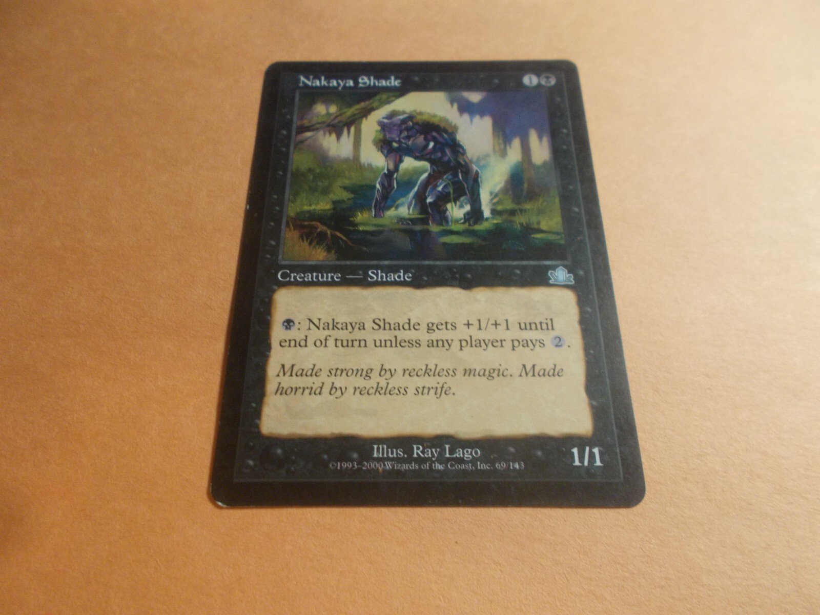 Nakaya Shade x1 MTG Prophecy Black Uncommon Creature MP | eBay