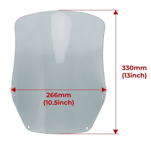 Windscreen Windshield Deflector Kit For Suzuki DR650 DRZ400S DRZ400SM ...