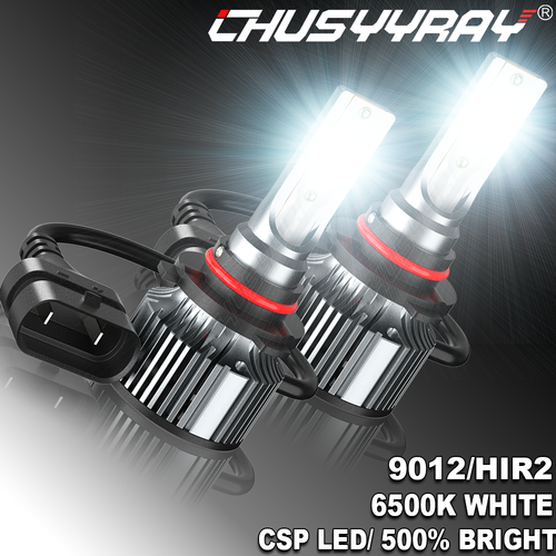 For Cadillac ATS 2013-2019 Combo 9012 HIR2 LED Headlights Bulbs High ...