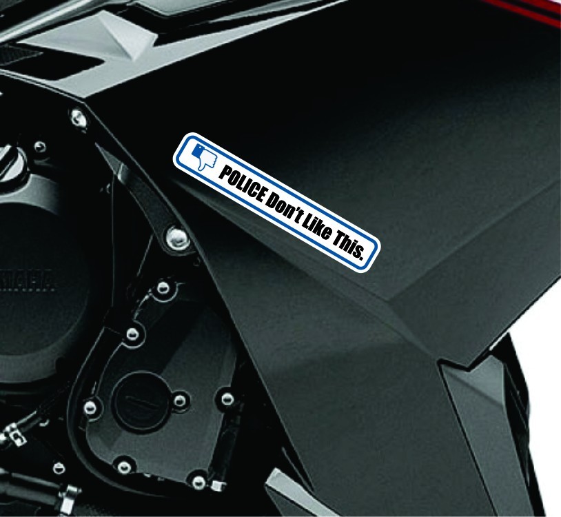 Police Don't Like This Funny Sticker Vinyl Decal Cop Police Officer ...