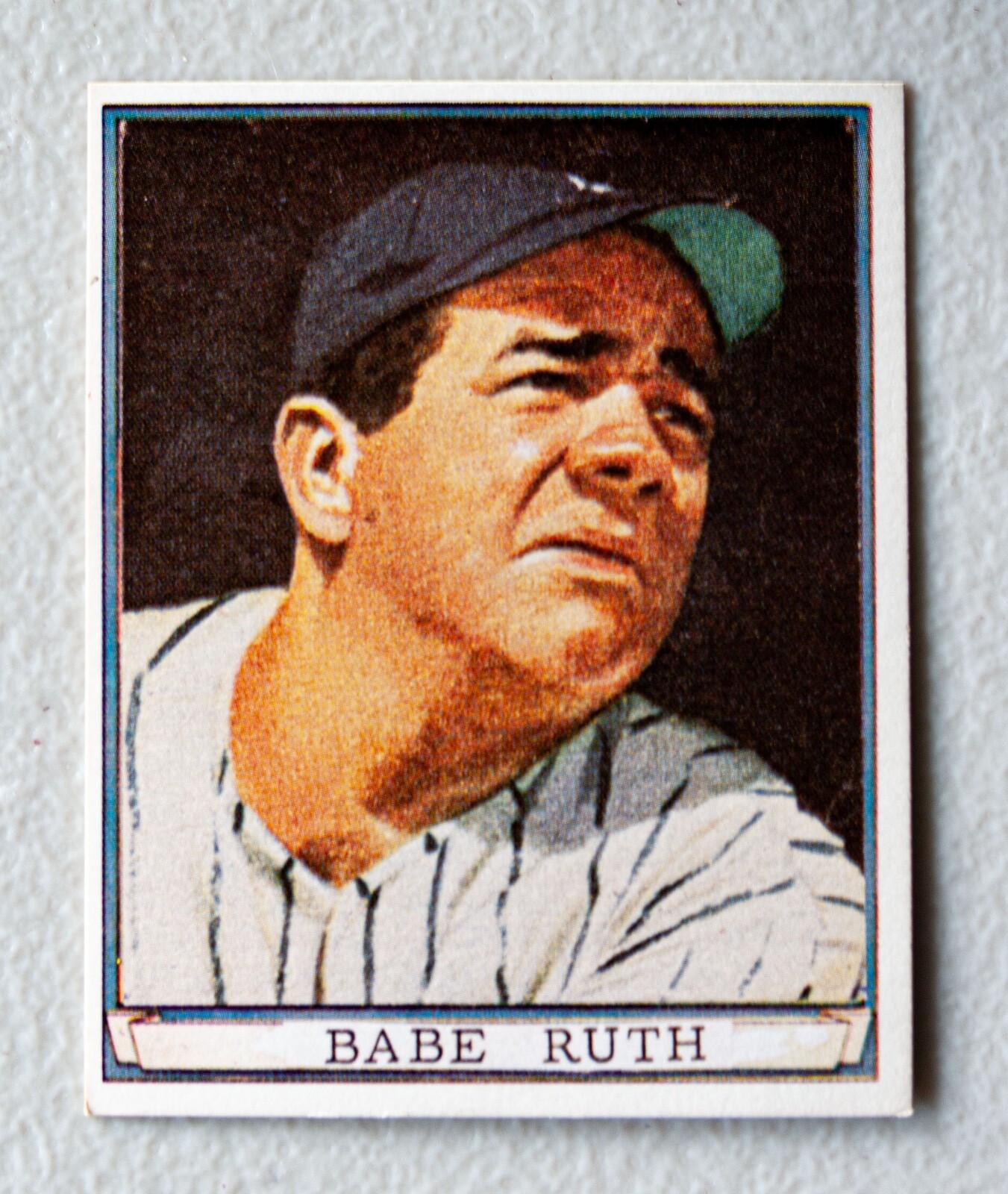 Babe Ruth 1977 reprint of 1940 Play Ball Series 2 card - NY Yankees HoF ...