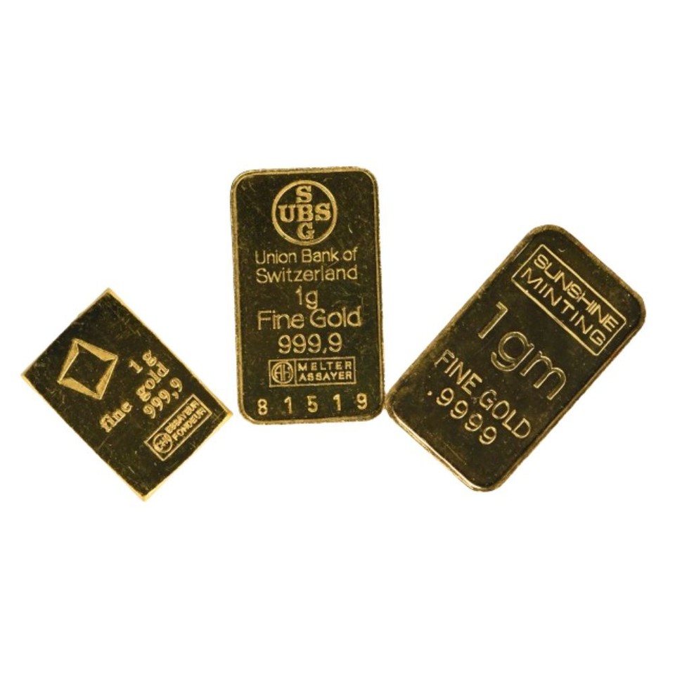 1 Gram Gold Bar (Varied Condition, Any Mint) | eBay