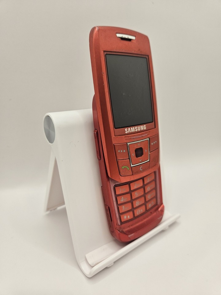 Samsung SGH-E250 Red Unlocked 10MB 2.0" 0.3MP SMS Mobile Slide Phone ...