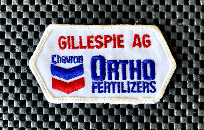 CHEVRON ORTHO FERTILIZERS GILLESPIE AG SEW ON ONLY PATCH FARMING 3 3/4 ...