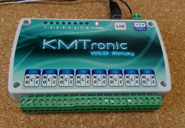 KMTronic LAN Ethernet IP 8 channels Relay board WEB BOX | eBay