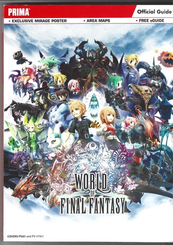 WORLD OF FINAL FANTASY PRIMA OFFICIAL GAME GUIDE | eBay