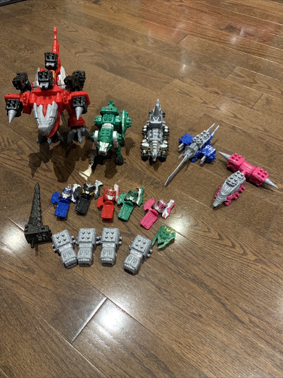 Power Rangers Dino Fury Zord Link Combining Megazord Mega Pack Action ...