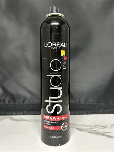 NO CAP L'Oreal Paris Studio Line Mega Hairspray, Max Hold, 8.5 Oz 2D | eBay