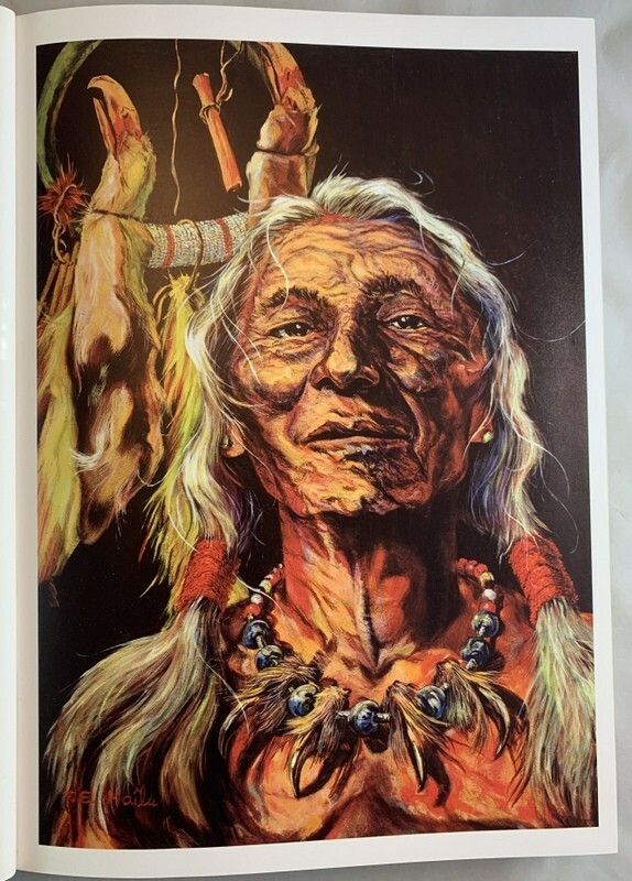 1 of 250 Signed Native American Artist Thomas Mails / Dog Soldiers Bear ...