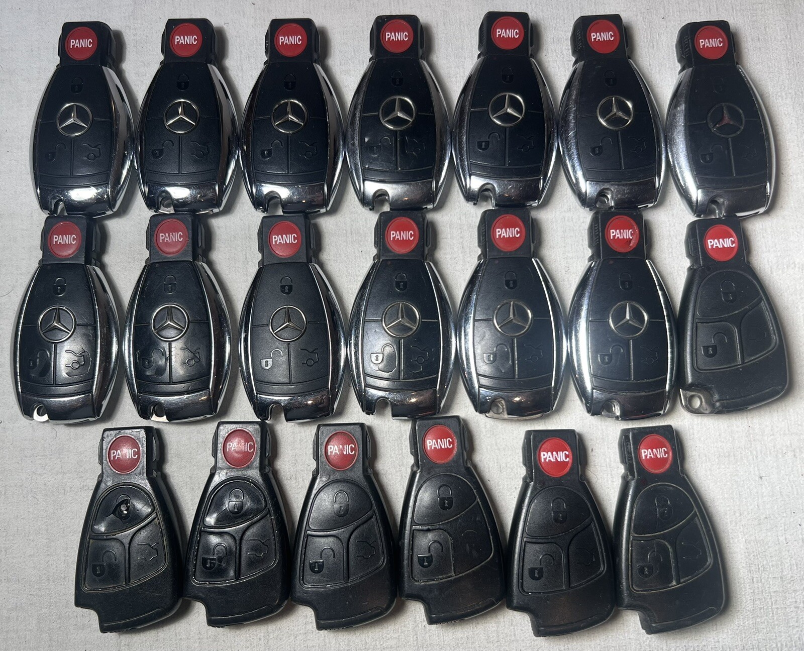 Lot of 20 Mercedes Benz OEM Smart Key Fob Remotes | eBay