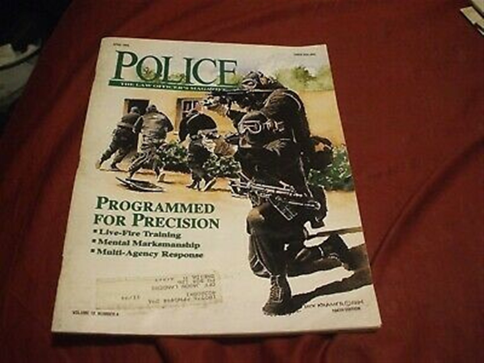 POLICE THE LAW OFFICER'S Magazine - April 1994 | eBay