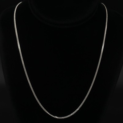 Sterling Silver - DESIGNER 2mm Curb Chain 24" Necklace - 6.5g | eBay