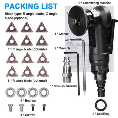 Handheld Grind Tool Metal Deburring Trimming Pneumatic Chamfering ...