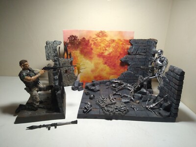 NECA The Terminator CUSTOM* Military "KYLE REESE" FINAL BATTLE figures ...