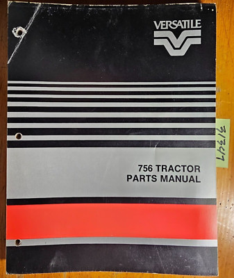 Versatile 756 Tractor Parts Manual 97646 3/86 | eBay