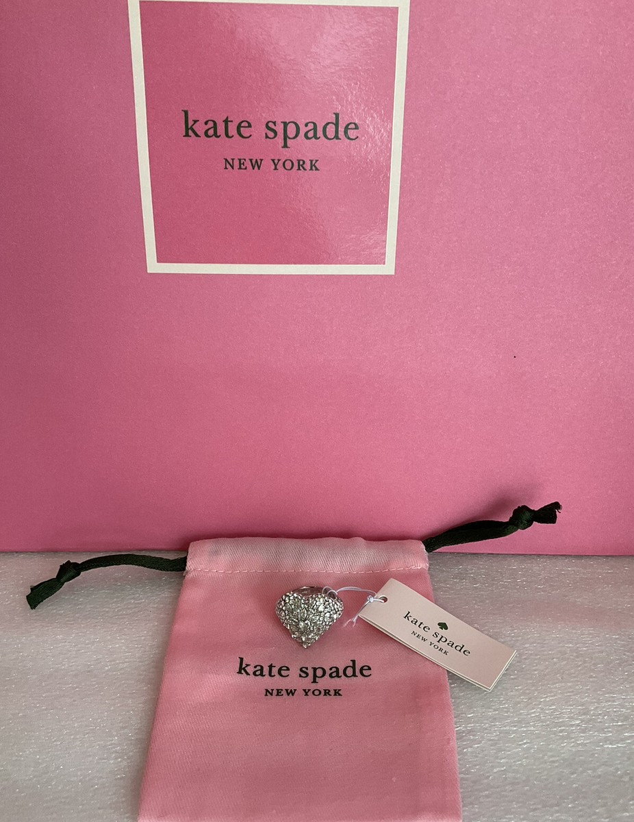 Kate Spade New York Something Sparkly Heart Clay Pave Ring Kate Spade New York Something Sparkly Heart Clay Pave Ring