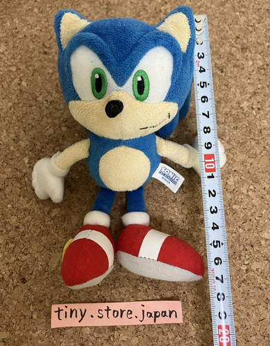 SEGA Sonic Plush Toy Sonic S 18cm Rare Sanei Japan Used | eBay