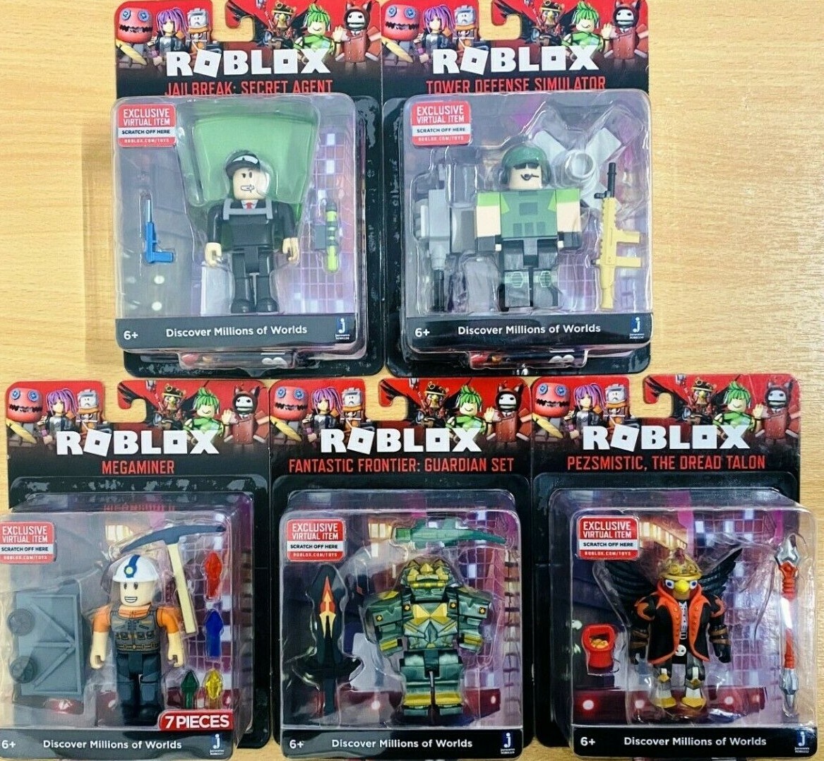 ROBLOX CORE FIGURES COLLECTION - CHOOSE YOUR FIGURE - 5 DESIGNS TO ...