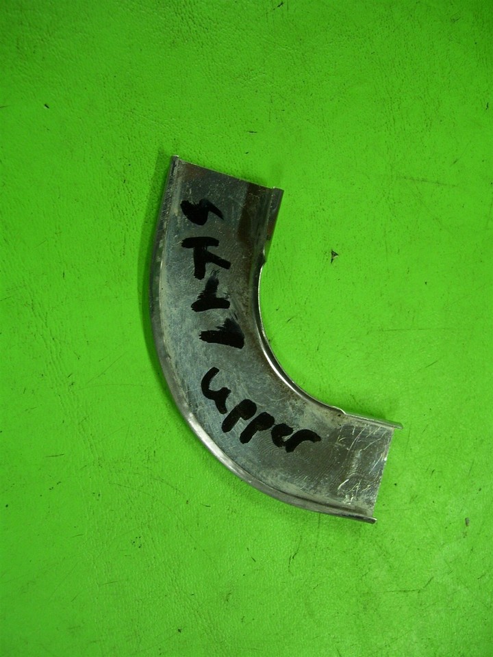 1980 Datsun 280ZX L28 Upper Corner Hatch Glass CHROME oem Stainless ...