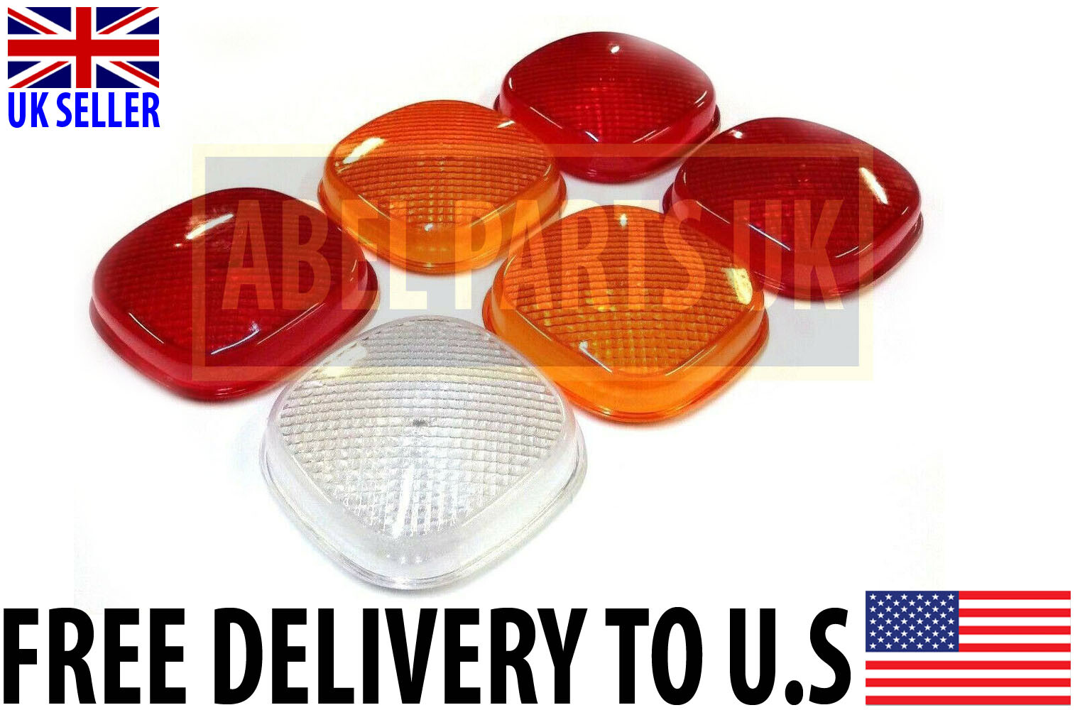 JCB PARTS - REAR LAMP 6 LENS SET (700/50072, 700/50073, 700/50074) | eBay