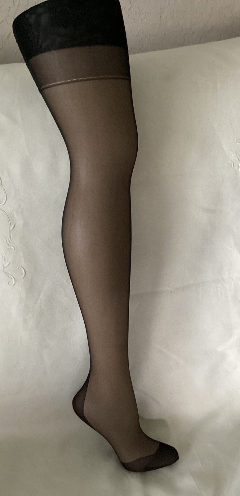 Vintage Seamed Nylon Stockings With Cuban Heel | eBay