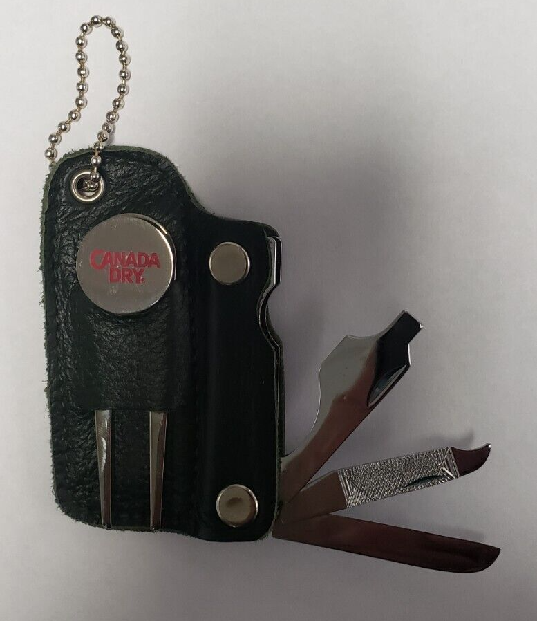 New Canada Dry Divot Tool with Ball Marker & 3 Blade Tool Kit in a ...