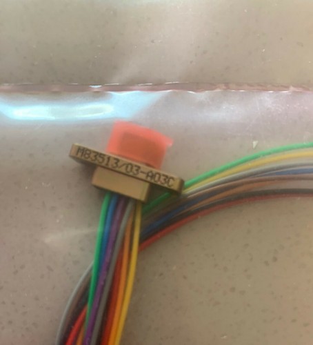 ITT Cannon Micro-D Plug, 9POS Pin, 18" Wire (M83513/03-A03C) | eBay